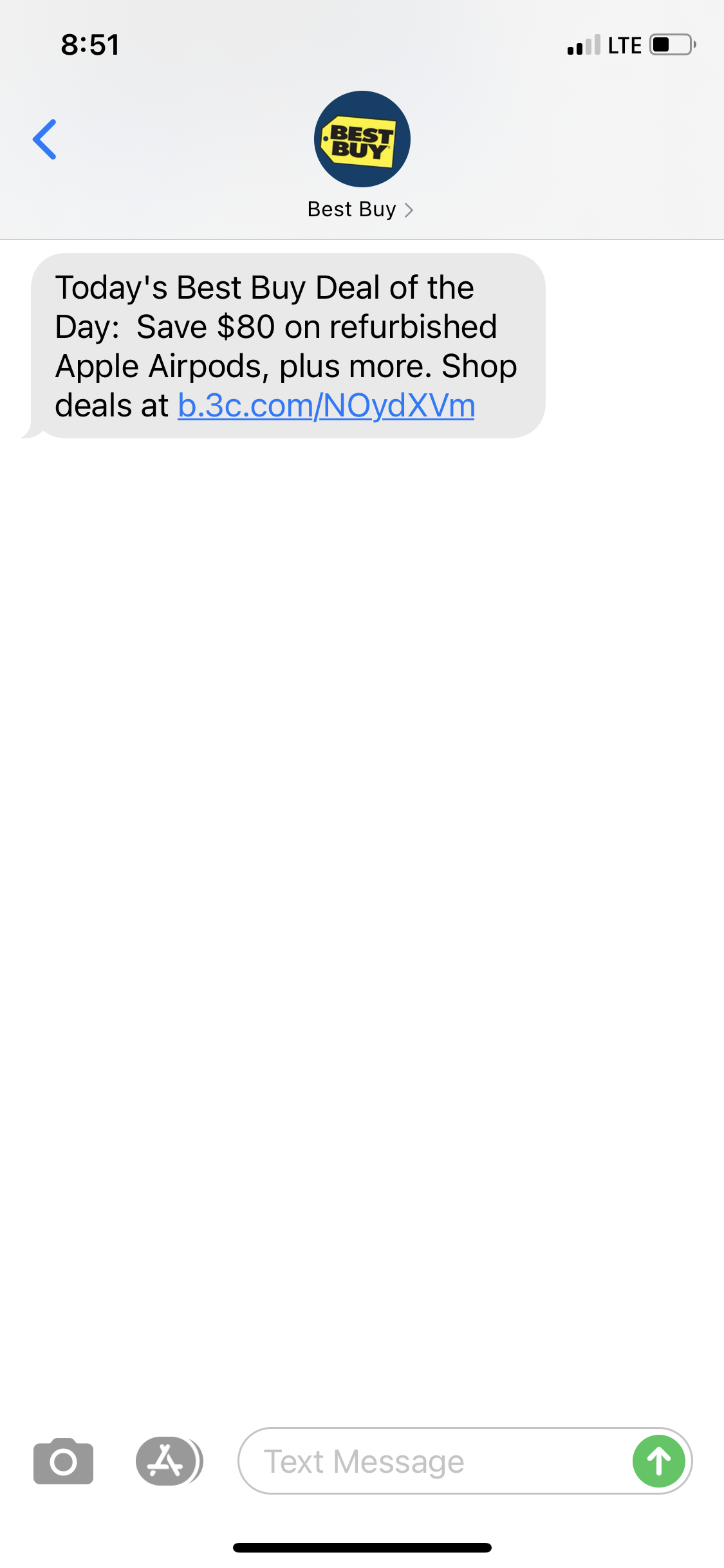 Best Buy Text Message Marketing Example – 05.17.2021 | SMS Archives