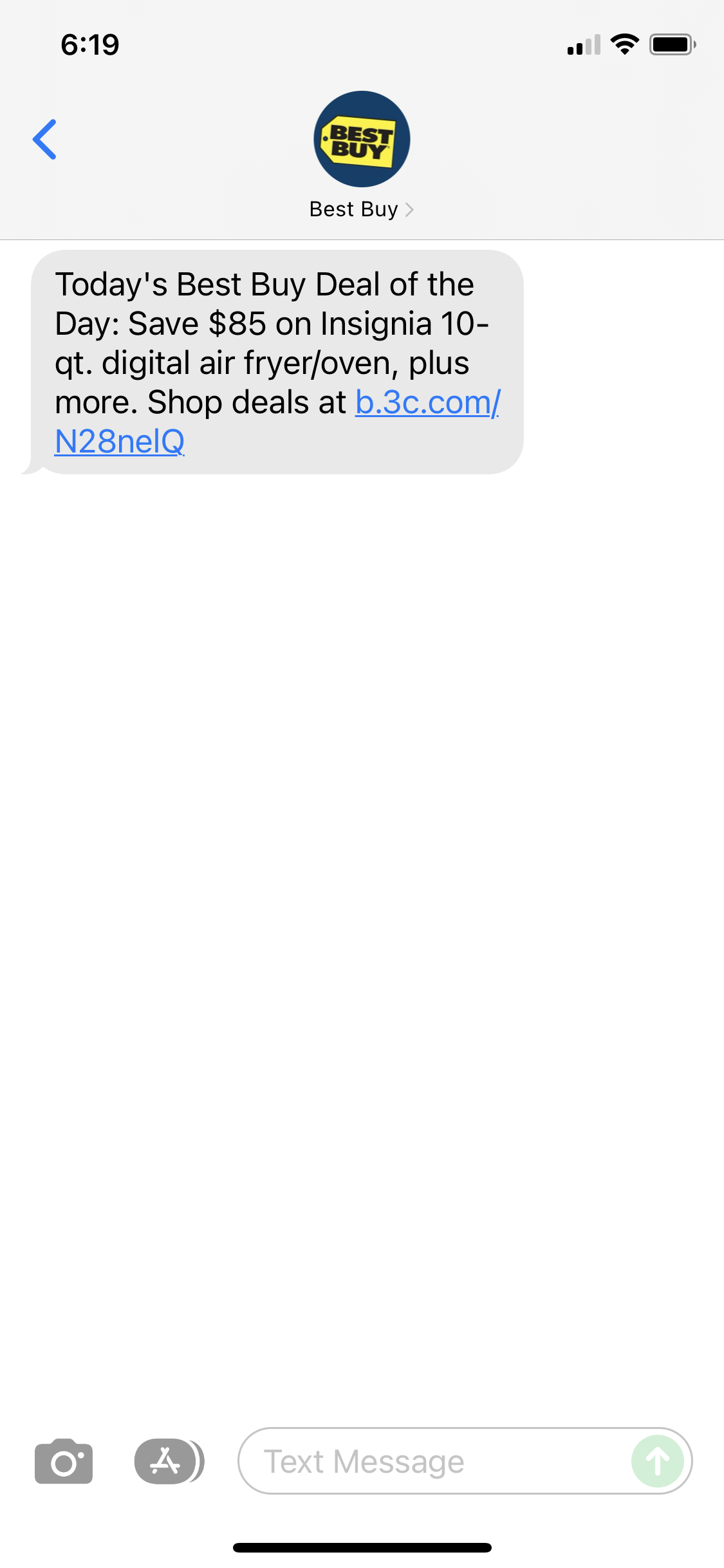 Best Buy Text Message Marketing Example – 11.14.2021 | SMS Archives