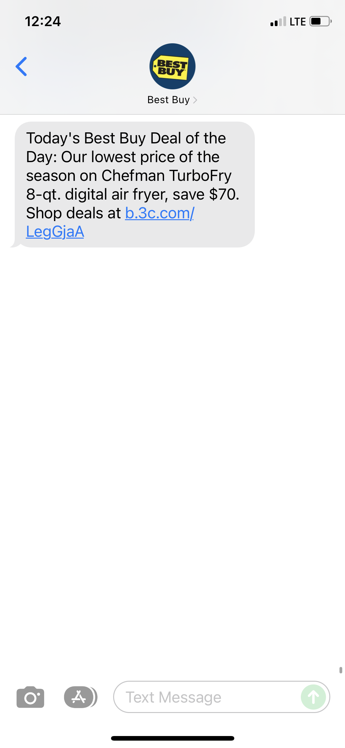 Best Buy Text Message Marketing Example – 10.22.2021 | SMS Archives